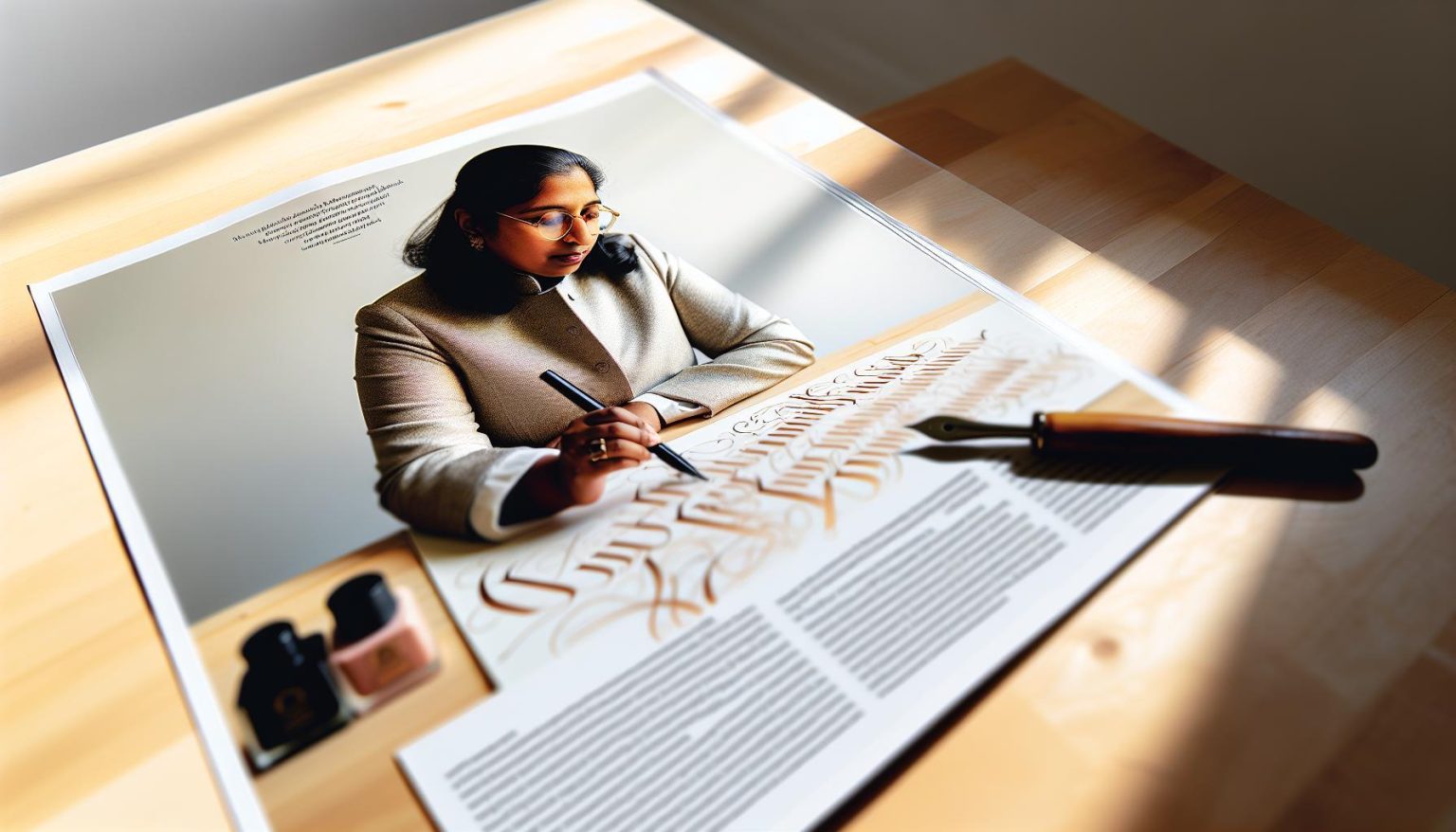 How To Draw Calligraphy With A Pen: Artistic Lettering Skills ...
